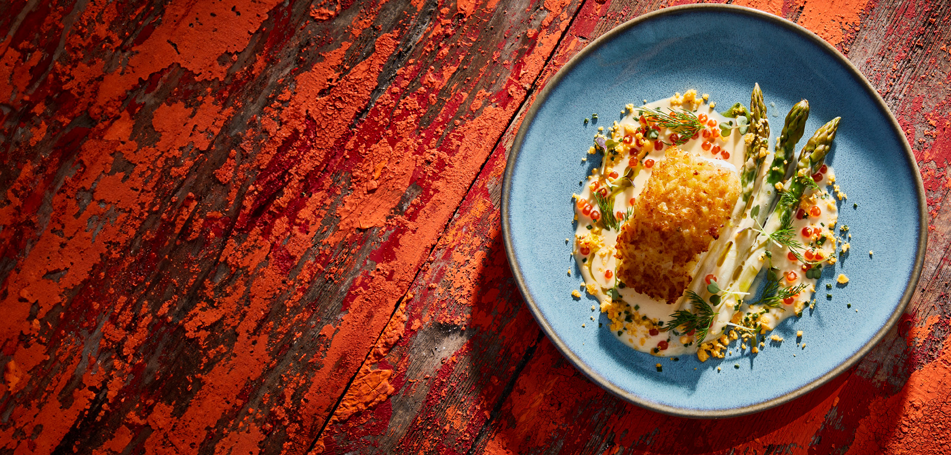 Witte vis met krokante rösti topping en asperges | Recept | Aviko ...