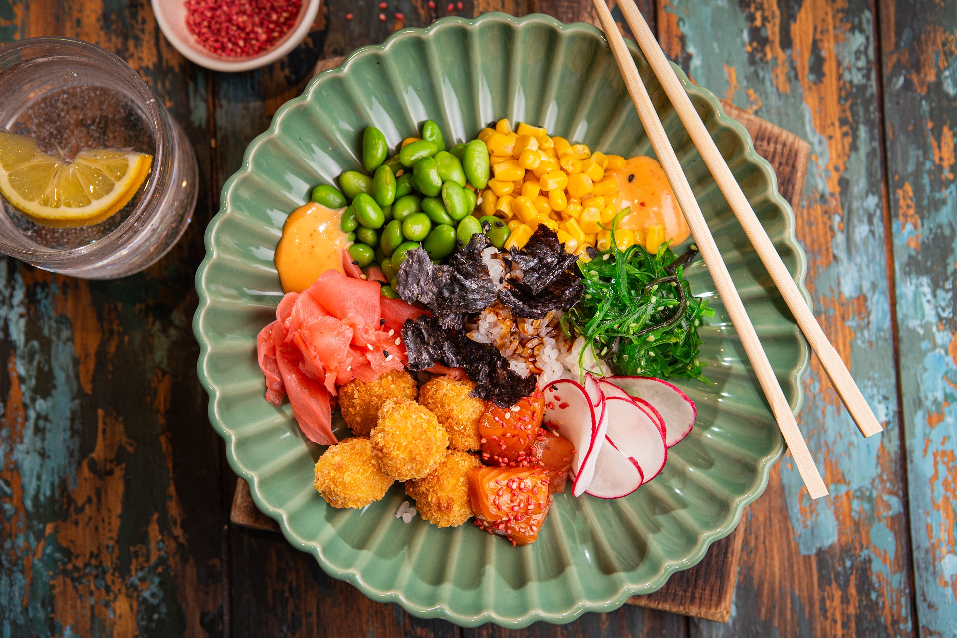 Poke Bowl cu gustări crocante cu brânză de la Aviko | Rețete cu produse ...