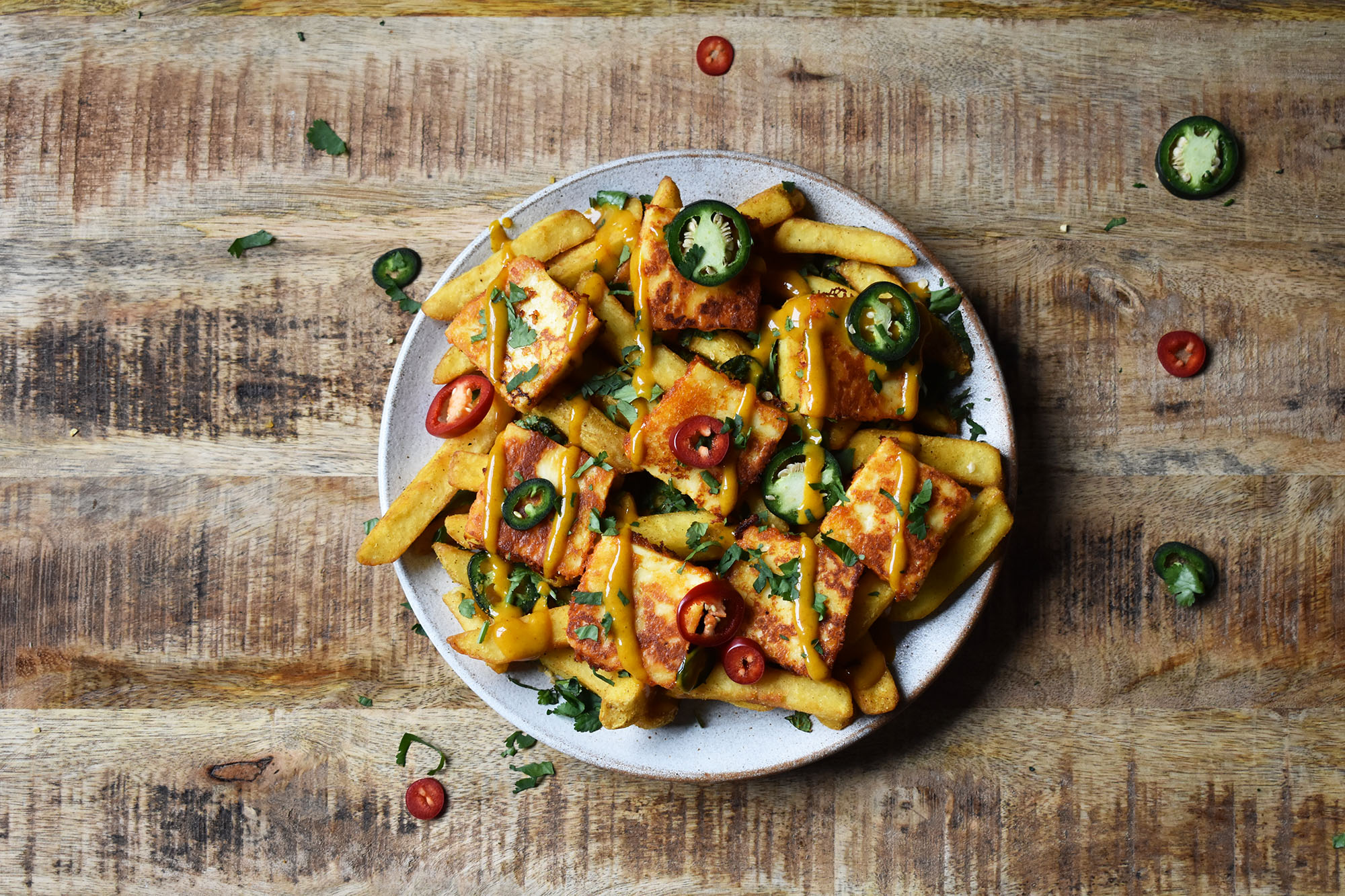 Paneer Tikka Loaded Fries